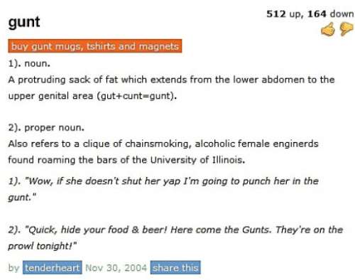 25 funny Urban Dictionary definitions