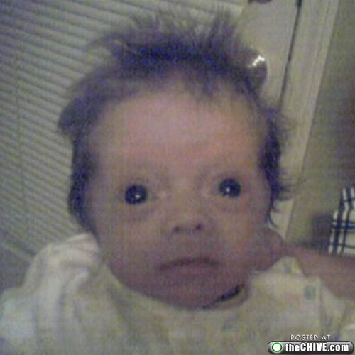 Ugly newborn babies