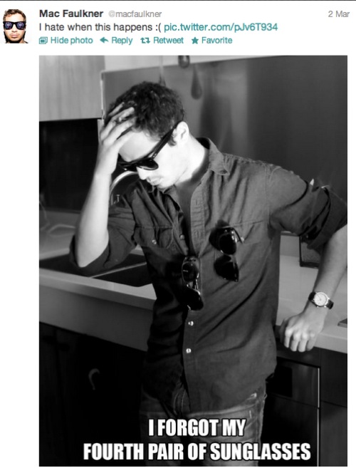 Mac Faulkner is using the Twitter machine…. unconventionally (26 Photos)