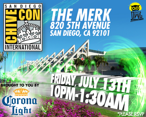 theCHIVE is throwing the best party at Comic-Con! You’re Invited!