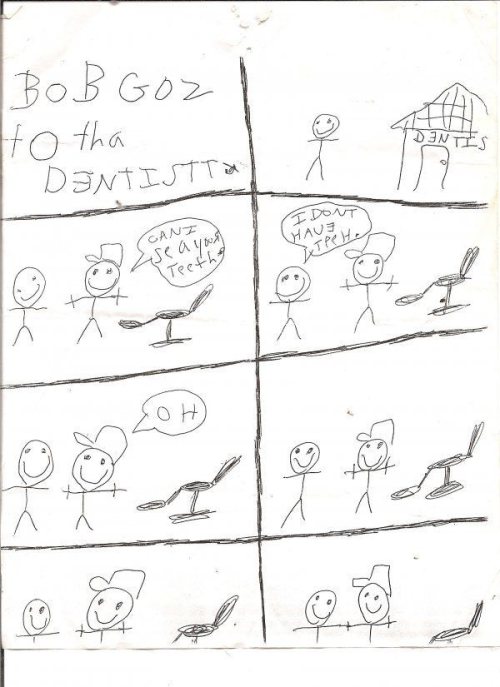 Funny kids art drawings