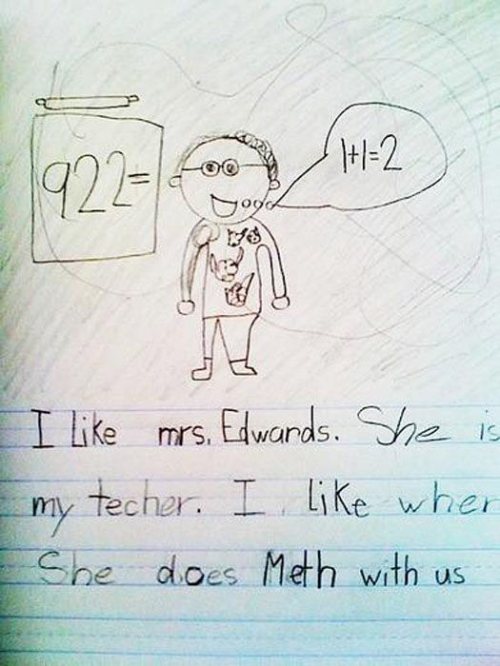 Funny kids art drawings