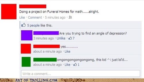 Funny examples of trolling