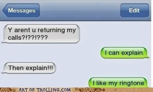 Funny examples of trolling
