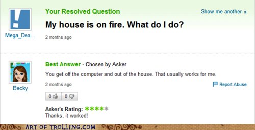 Funny examples of trolling