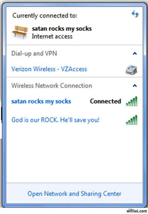 People having fun with their Wifi/Hotspot names (23 Photos)