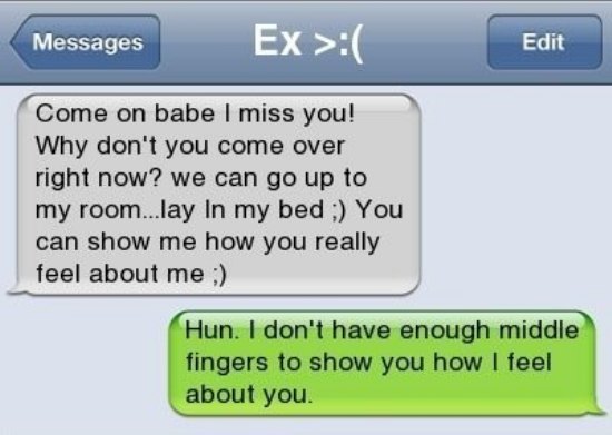 Brilliant responses to ex-texts that made my morning (35 Photos)