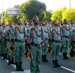 Photos of the Spanish Legion uniforms