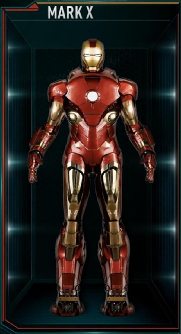 Every suit from the 'Iron Man' movies