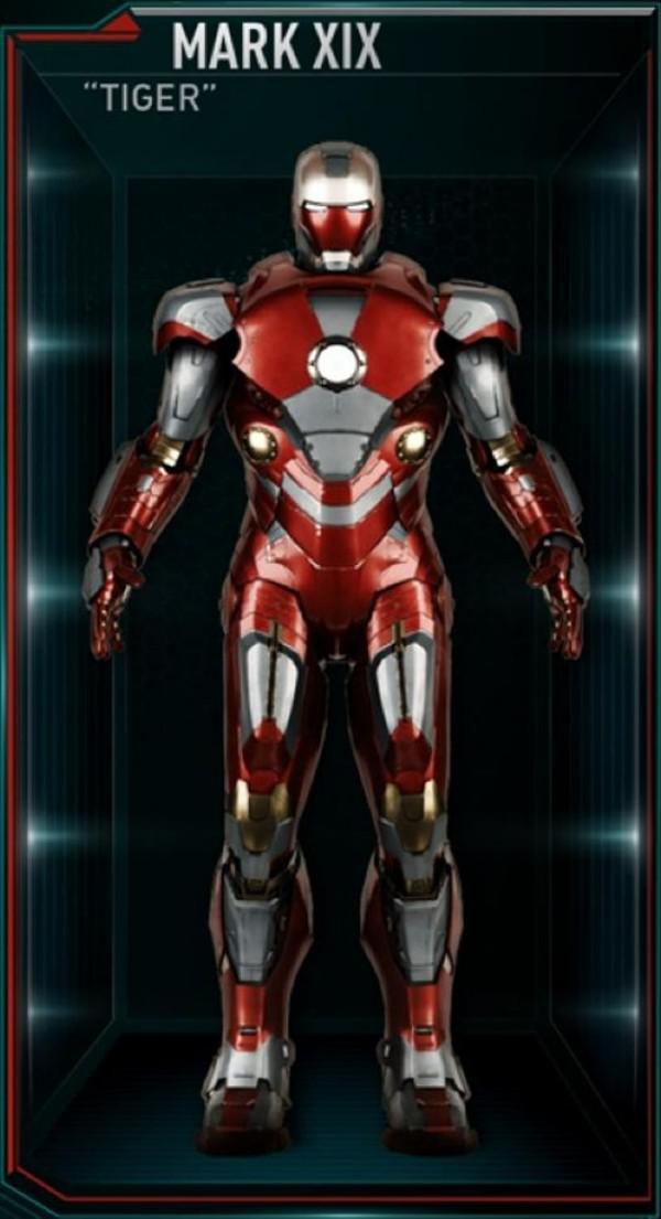 Every suit from the 'Iron Man' movies