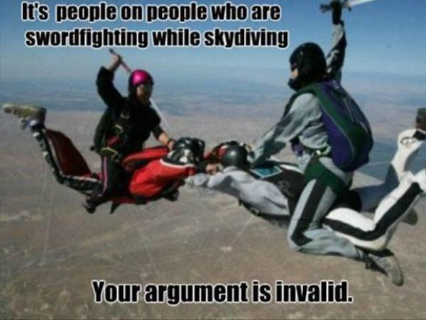 Either you win at skydiving or you look hilarious trying (22 Photos)