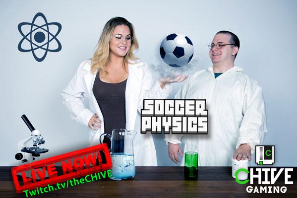 theCHIVE (was) live playing DiveKick and Soccer Physics (Live)