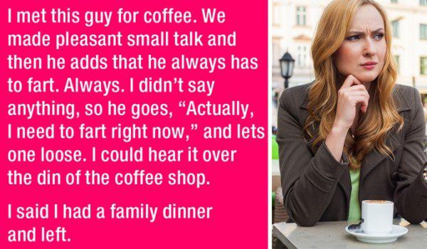 30 of the worst first date stories ever