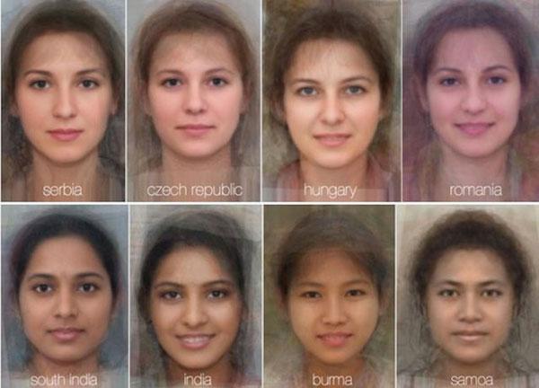 Here's what the average person looks like in each country