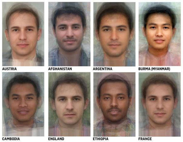 Here's what the average person looks like in each country