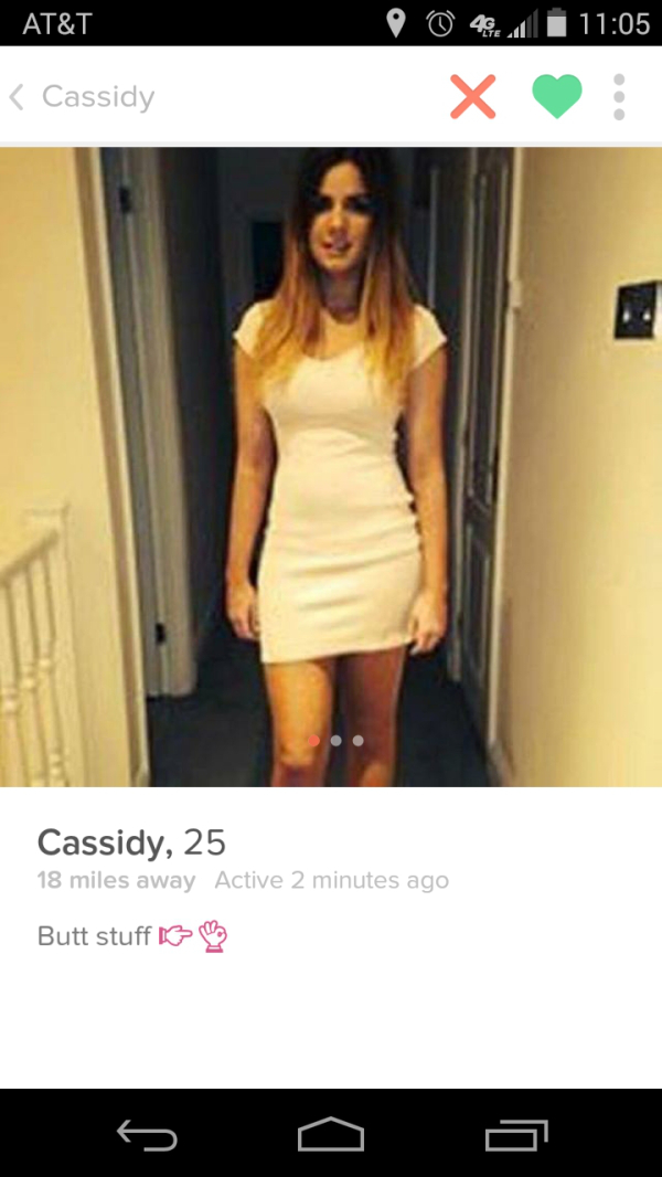 Forward girls on Tinder