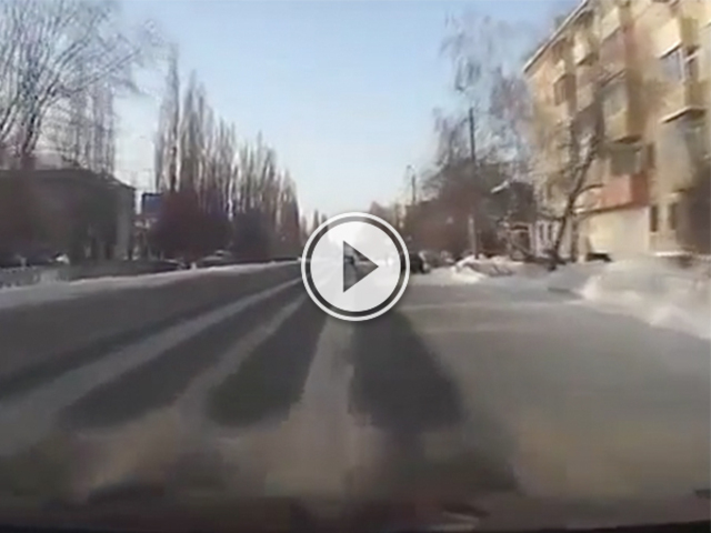 Drunk guy stumbles face first into the snow
