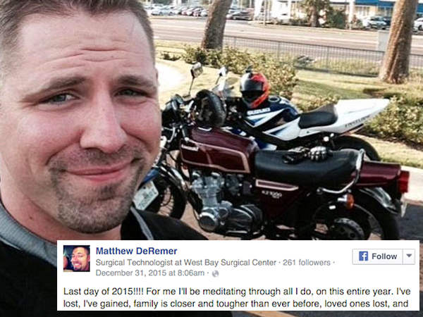 Marine veteran's final Facebook post goes viral after a drunk driver ...