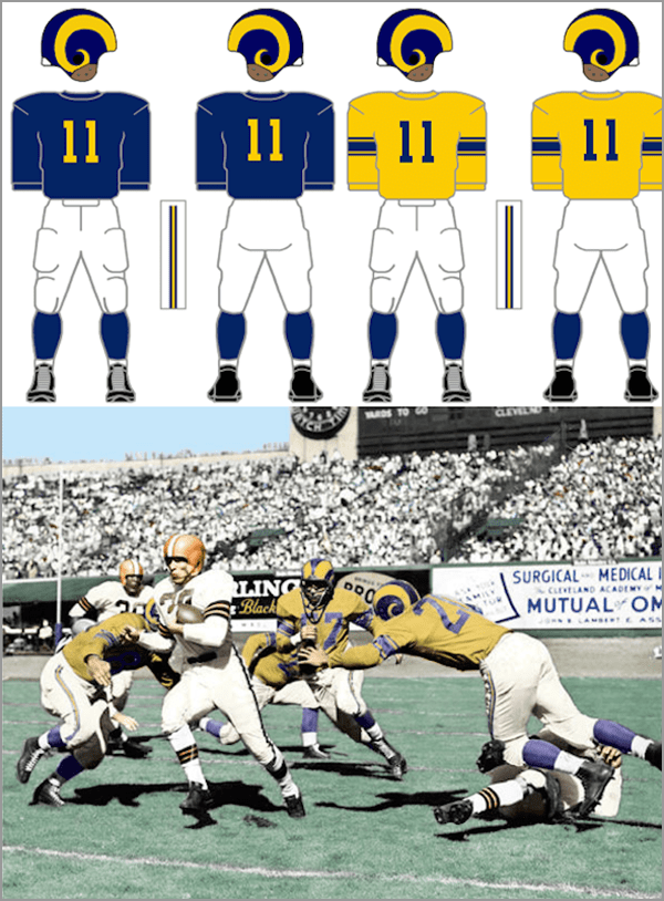 The historical evolution of the Rams uniforms (15 Photos)