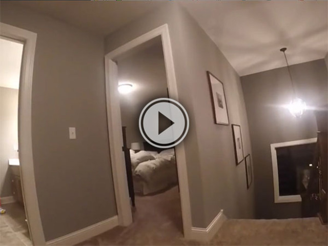 Parents strap GoPro to toddler during hide-and-seek