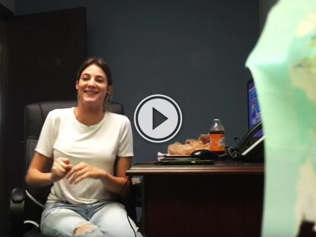 Co-worker April Fools Cute Girl Video
