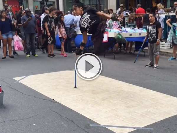 This one legged dance is inspirational (Video)