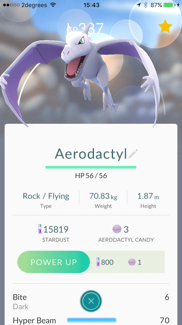 The most searched Pokemon Go characters in your state?