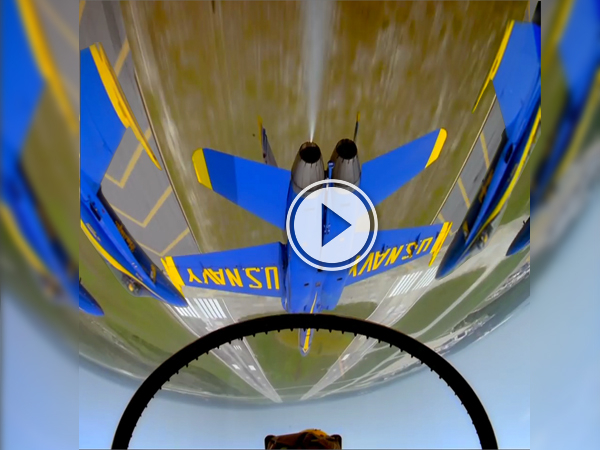 Blue Angels Pilot POV Tricks Low and Close to the Ground at Air Shows