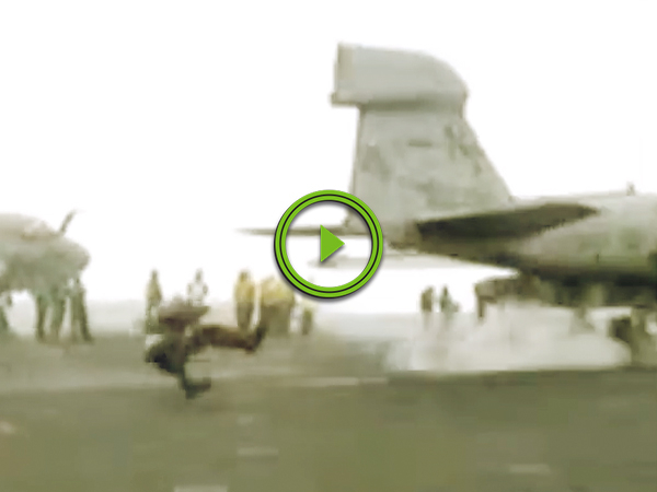 Video Flight Deck Fail funny blow back at take-off on theChive.com