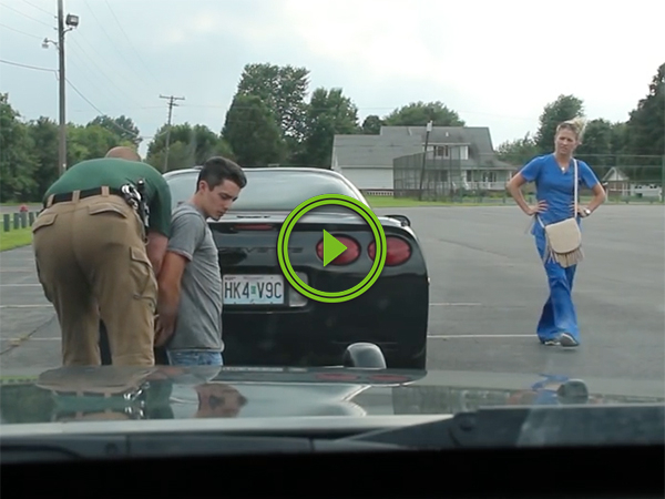 Cop helps kid with marriage proposal