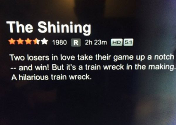 24 Times Netflix descriptions glitched