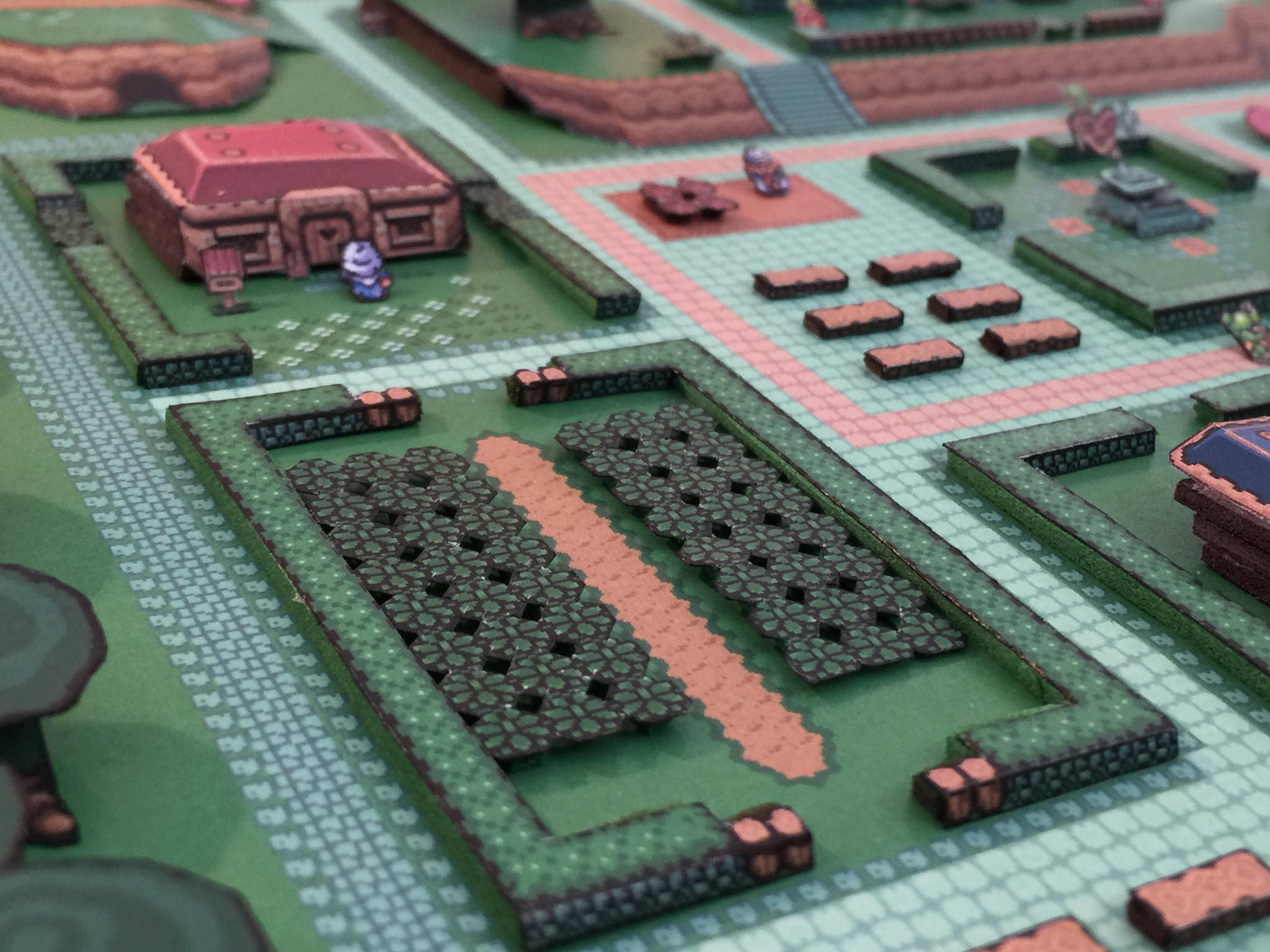 3D map from Zelda made entirely of paper (19 Photos)