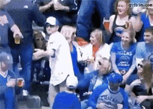 Sports fans at their best... and worst