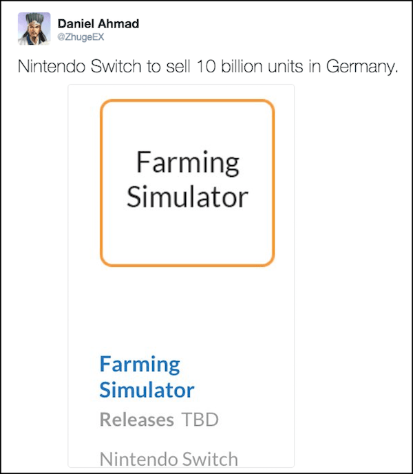 The best tweets about the Nintendo Switch we could find (28 Photos)