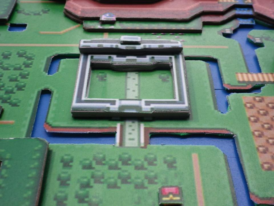 3D map from Zelda made entirely of paper (19 Photos)