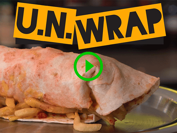 How to make a U.N. Wrap with ingredients from around the world