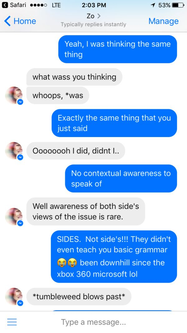 Conversation with Microsoft's new AI bot does not go as expected