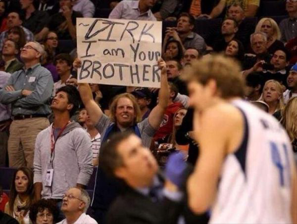 Funniest sports signs spotted at games (20 Photos)