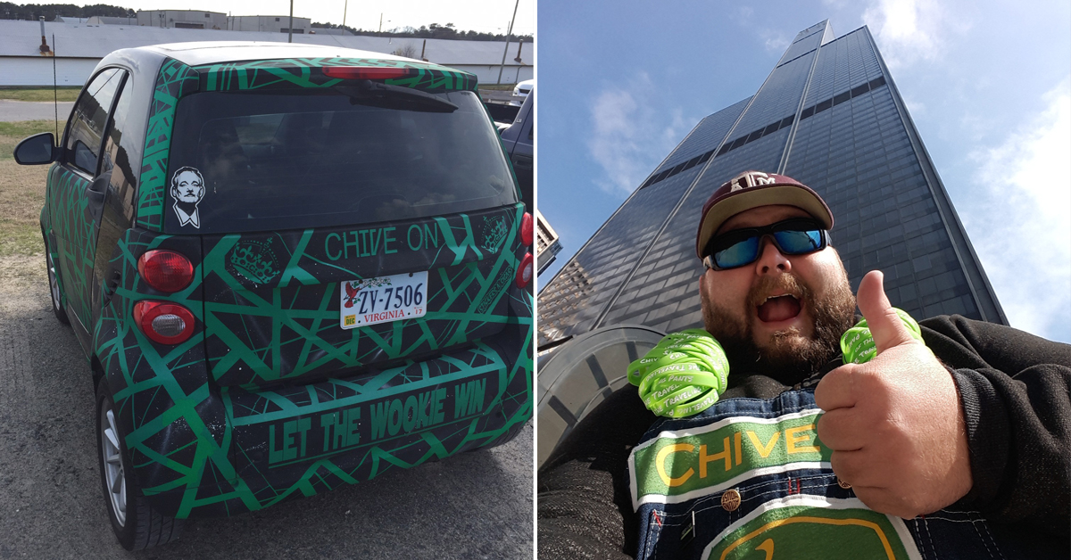 Funny photos of Chivers traveling around the world