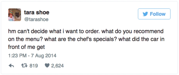 Some Tweets are so perfectly crafted, they deserve praise