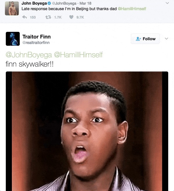 Mark Hamill and John Boyega tag team as internet trolls (11 Photos)