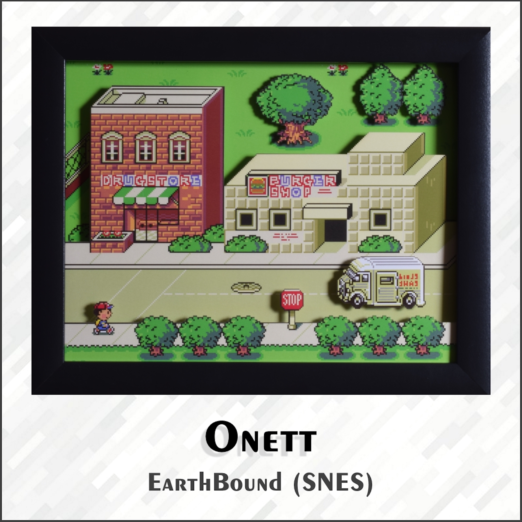 Retro shadow boxes are saving classic game scenes in art (29 HQ Photos)