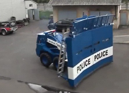 New Police Riot Vehicle moving Wall Animated .GIFs 2017 on theChive