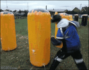 People fight inanimate objects and society loses