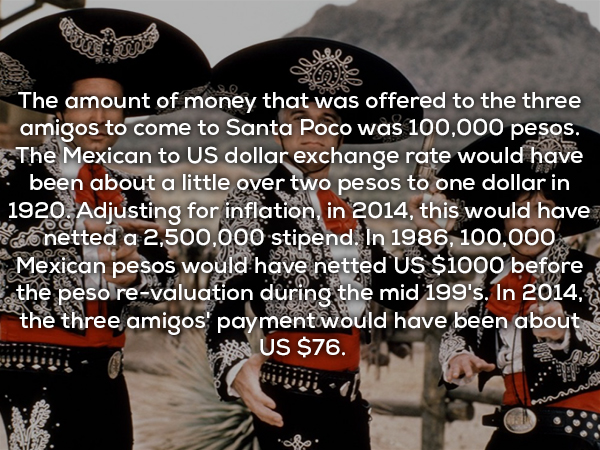 Facts about a little film named 'Three Amigos'