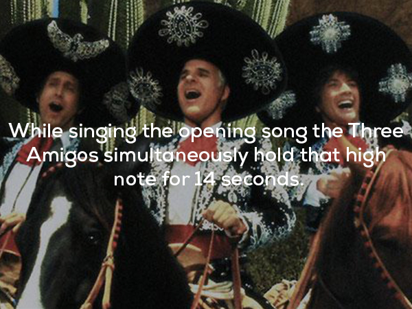 Facts about a little film named 'Three Amigos'
