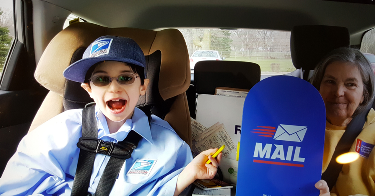 Chive Charities donates ADA van to boy fighting rare disease