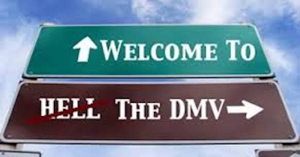 Stages of visiting the DMV, in GIF form