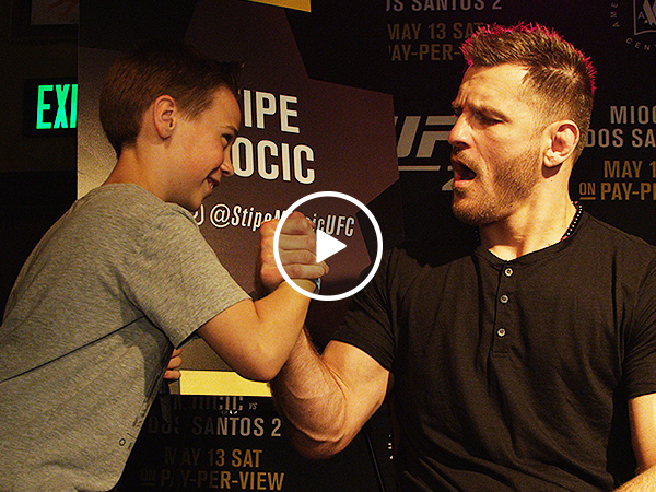 11-Year-Old Collin asks UFC Fighters Hard-Hitting Questions (Video)