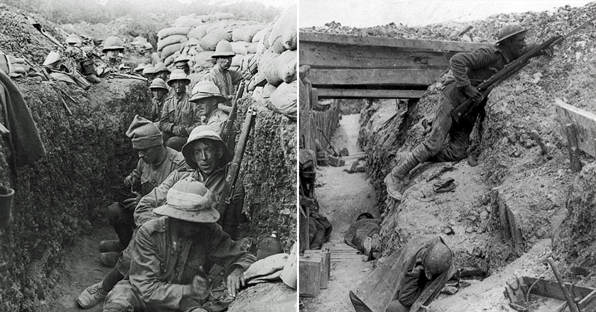 Photos Life In The Trenches World War I